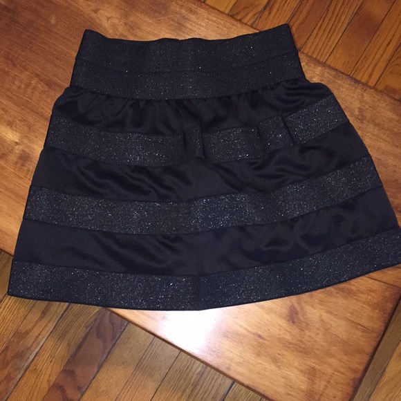 Amy Byer | Bottoms | Amy Byer Girls Black Striped Skater Skirt | Poshmark
